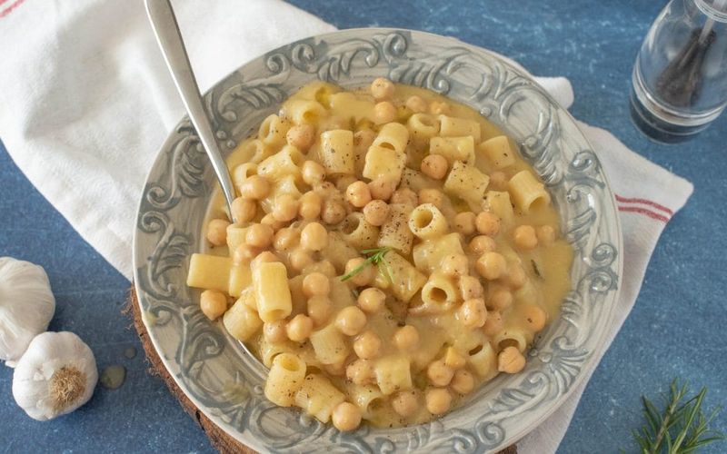 Pasta con Prosciutto Cotto a Dadini